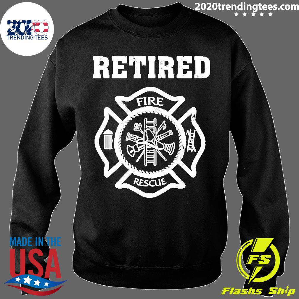 Official Retired Firefighter Badge T-shirt - 2020 Trending Tees