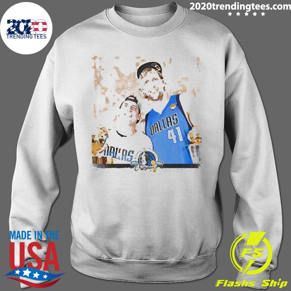 Original dallas Mavericks Mitchell & Ness Dirk & Mark Championship ...