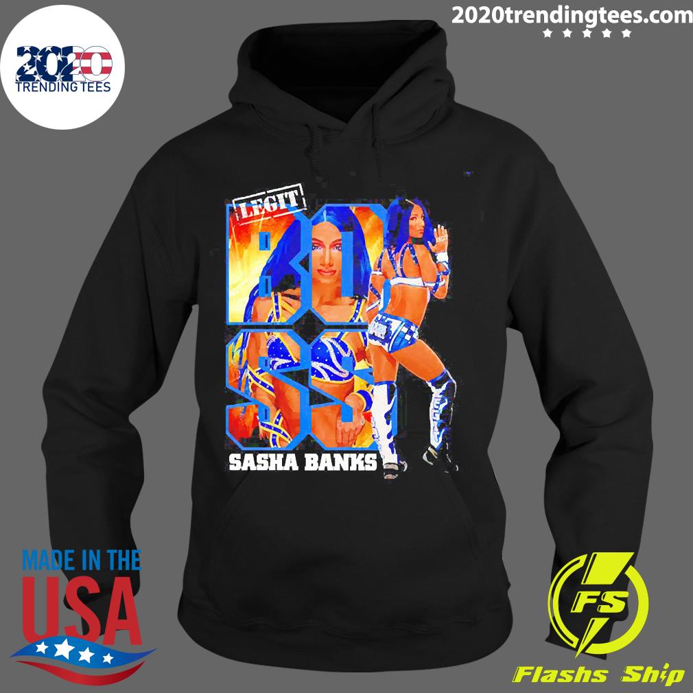 Official sasha Banks Legit Boss Shirt - 2020 Trending Tees