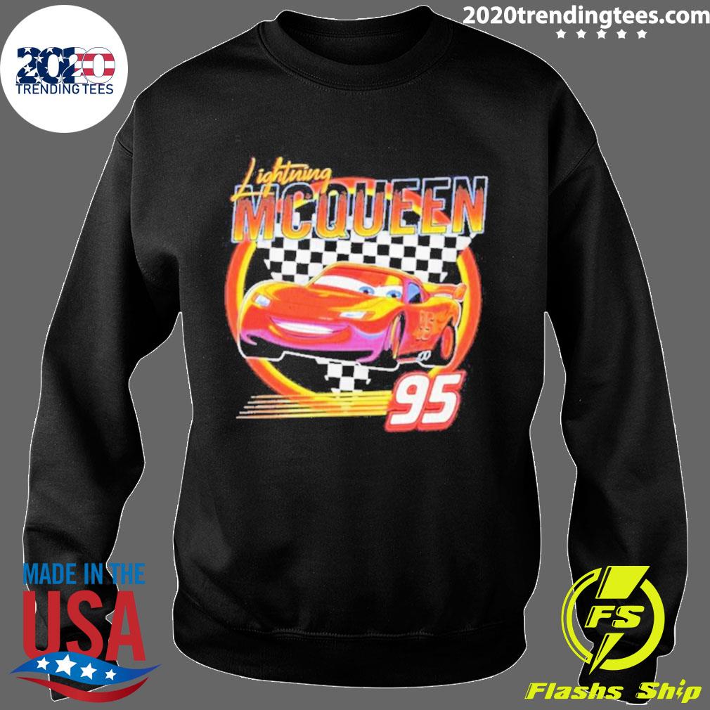 Nice disney Pixar Cars Lightning Mcqueen Vintage Race T-shirt - 2020 Trending Tees