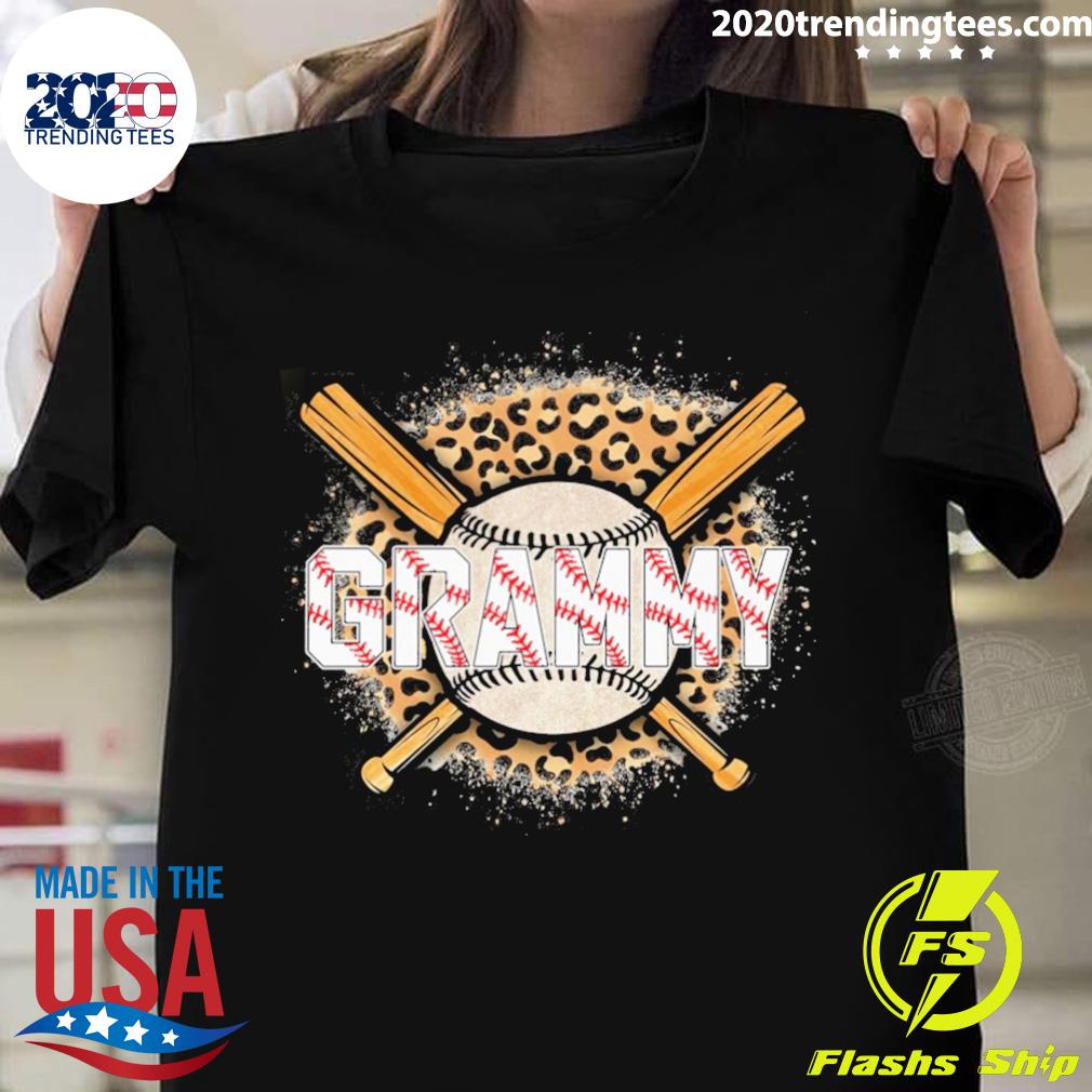 Official leopard Baseball Bat Grammy T-shirt - 2020 Trending Tees