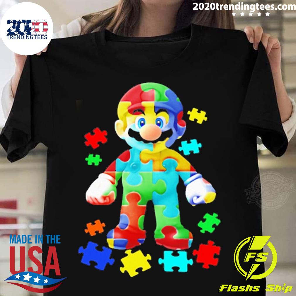 Official super Mario Autism Awareness T-shirt - 2020 Trending Tees