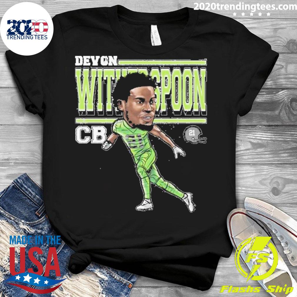 Official devon Witherspoon Seattle Seahawks Cartoon T-shirt - 2020 ...
