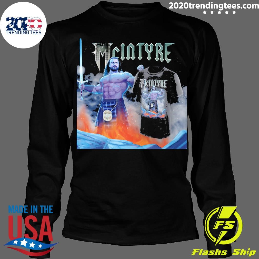 Official the Scottish Warrior New Drew McIntyre In WWE T-shirt - 2020 ...