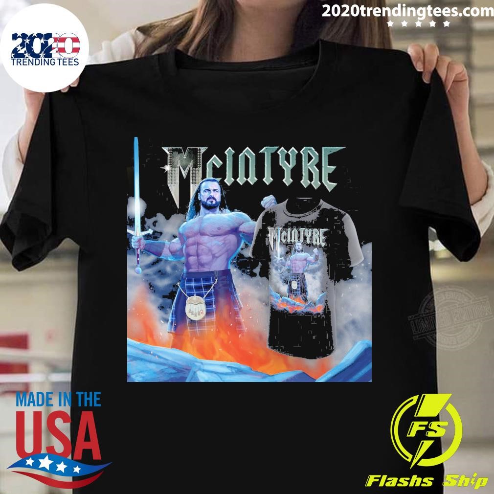 Official the Scottish Warrior New Drew McIntyre In WWE T-shirt - 2020 ...