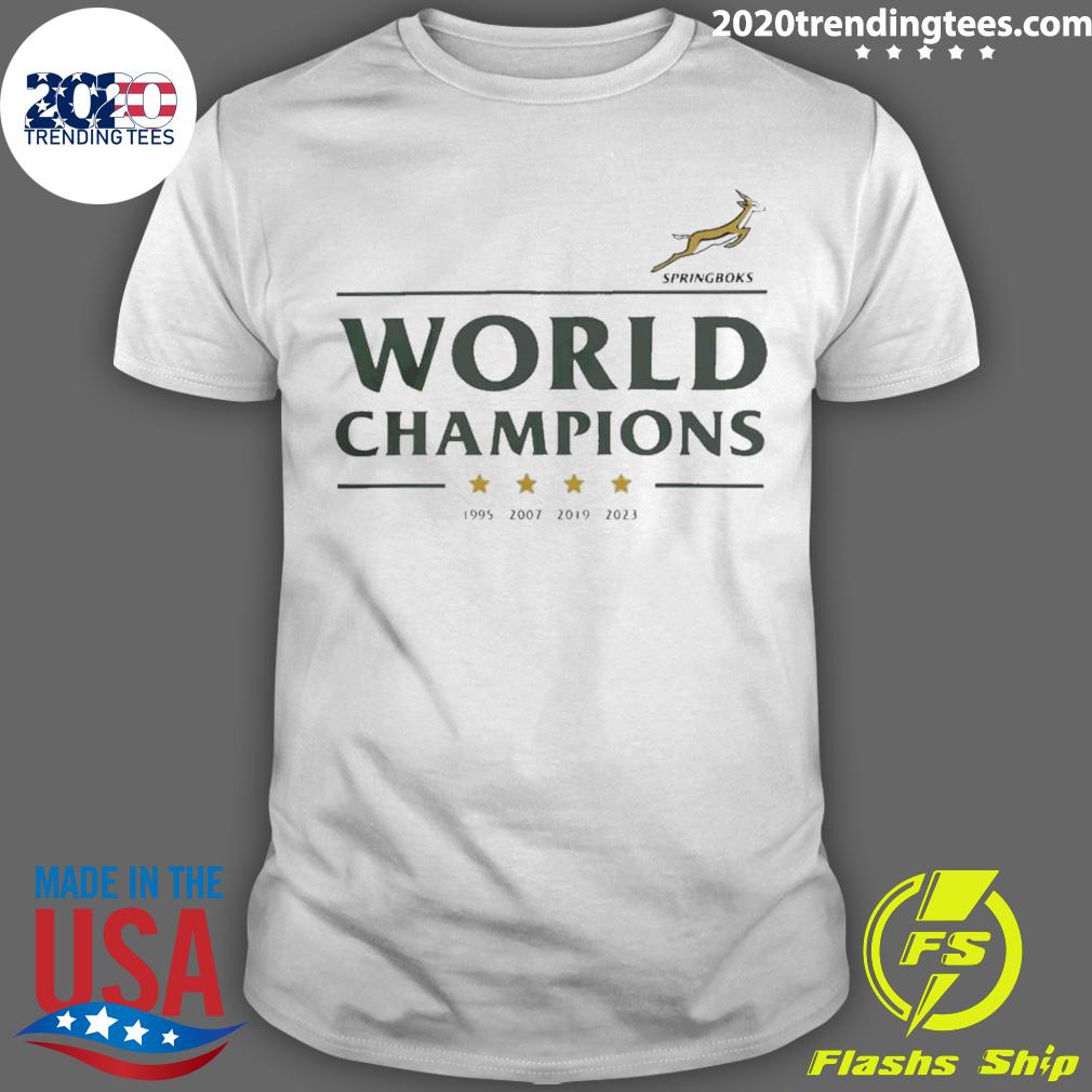 Official springboks South Africa World Champion 2023 T-shirt - 2020 ...