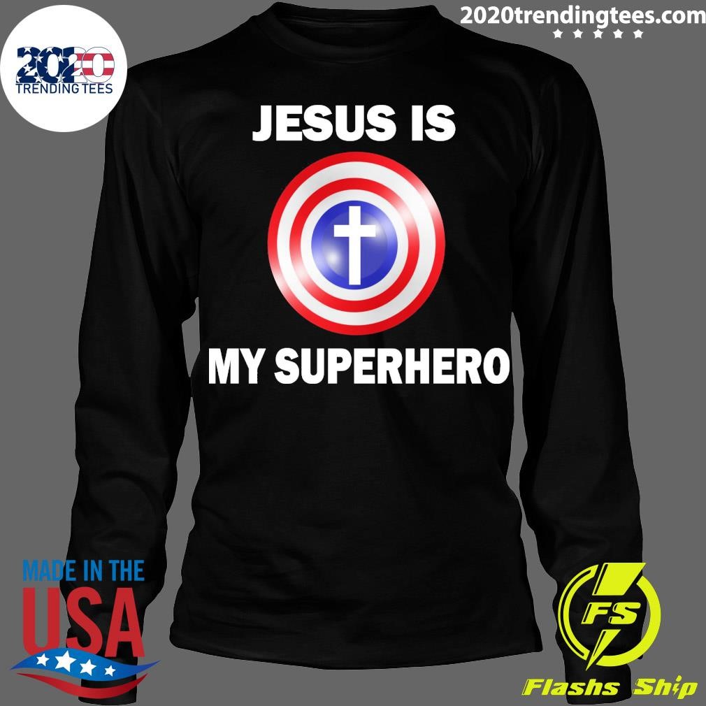 Original Captain Jesus Is My Superhero Cross T-shirt - 2020 Trending Tees