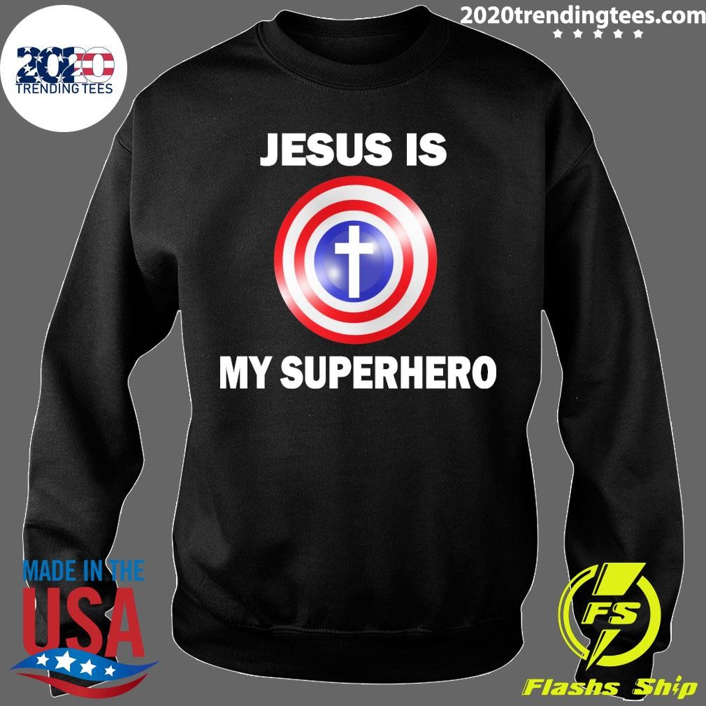 Original Captain Jesus Is My Superhero Cross T-shirt - 2020 Trending Tees