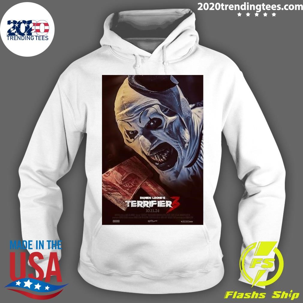 Funny Art the Clown Takes an Axe to the Full Official Poster for ...