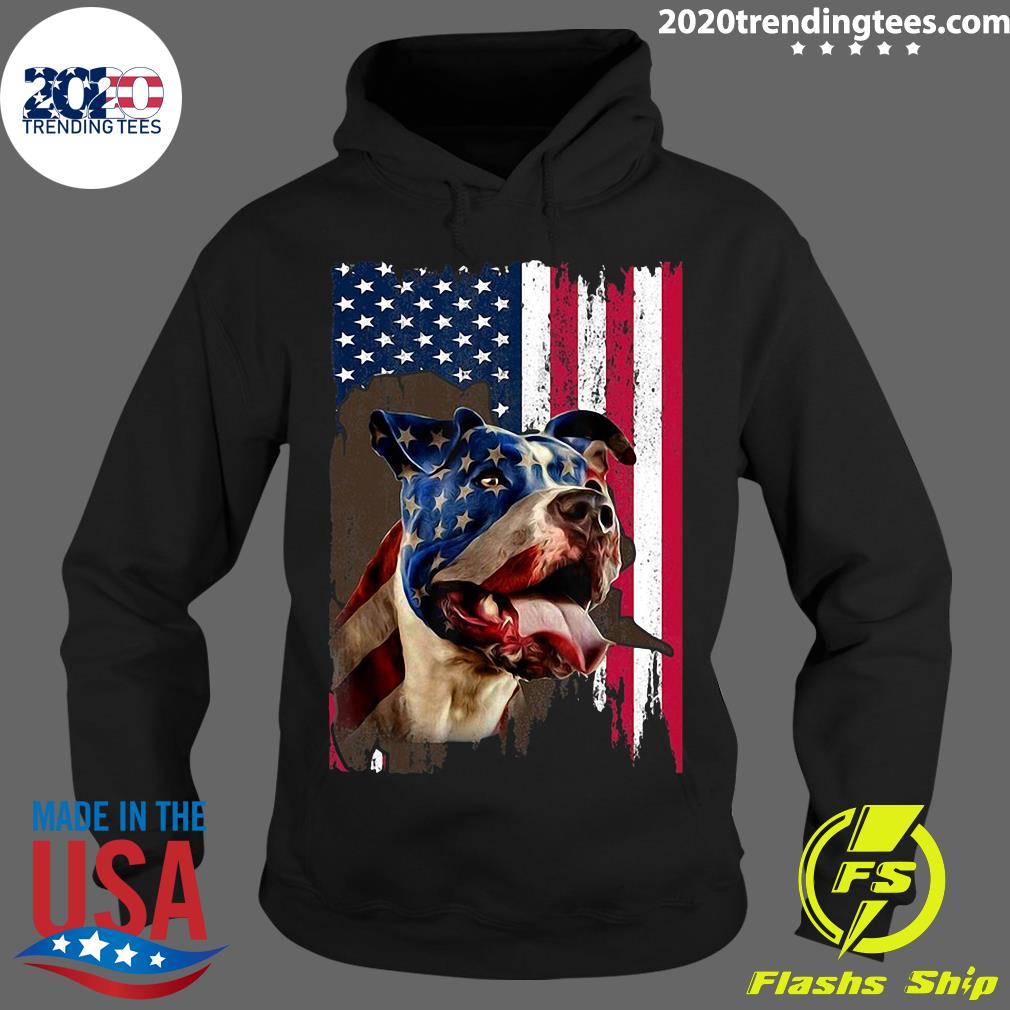 4th July Independence Day Pitbull American Flag Shirt - 2020 Trending Tees